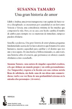 UNA GRAN HISTORIA DE AMOR | Susanna Tamaro | Booket | Casa del Libro Colombia