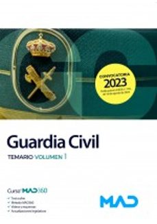 GUARDIA CIVIL. TEMARIO VOLUMEN 1 con ISBN 9788414274118 | Casa del Libro