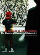 EXPERIENCE OR INTERPRETATION | NICHOLAS SEROTA | Casa del Libro
