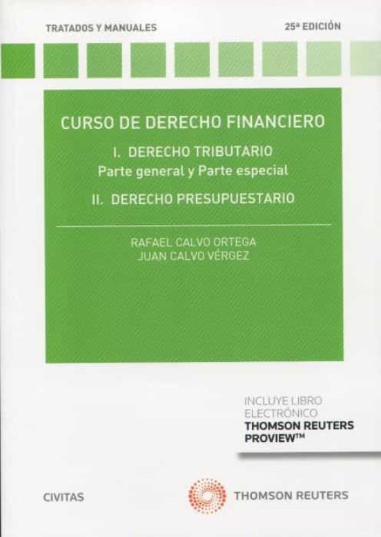 Civitas Curso De Derecho Financiero 2021 I Derecho Tributario Parte
