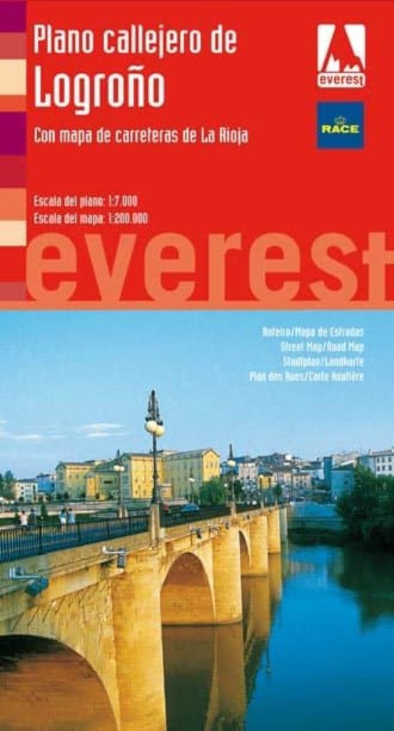 PLANO CALLEJERO LOGROÑO CON MAPA DE CARRETERAS DE LA PROVINCIA (S ERIE ...
