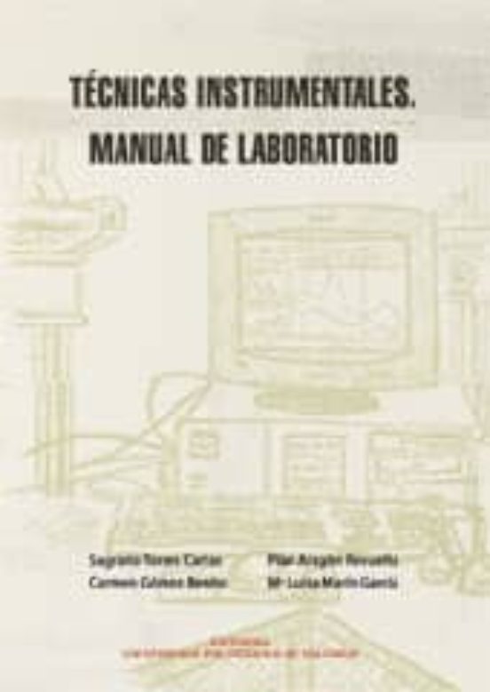 TECNICAS INSTRUMENTALES. MANUAL DE LABORATORIO de VV.AA. | Casa del Libro